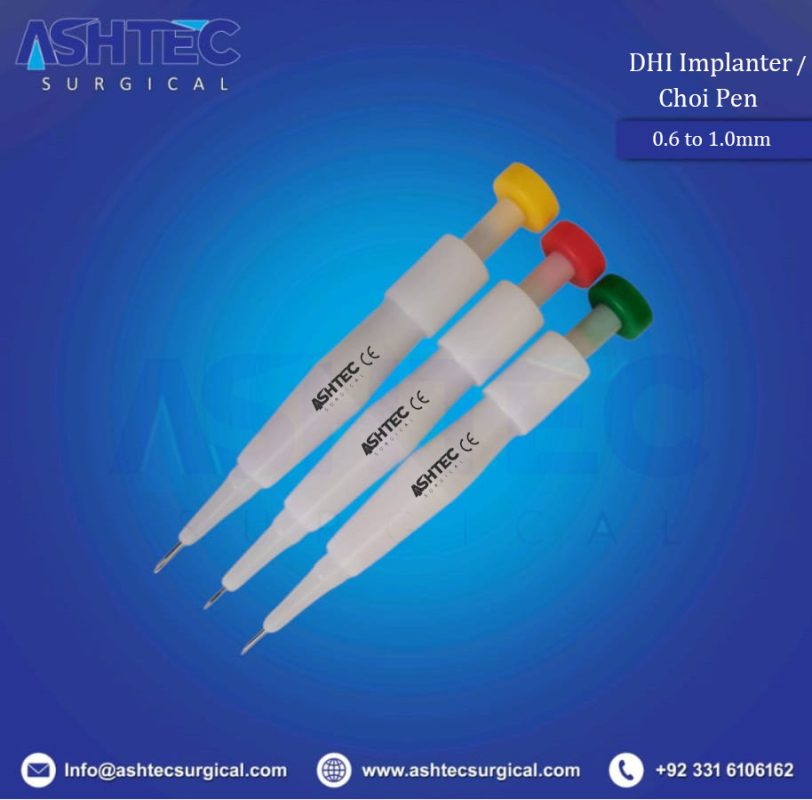 DHI / Choi Pen – Hair Transplant Implanter Pen – Ashtec Surgical